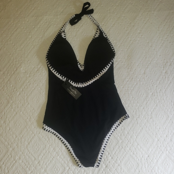Tempt Me | Swim | Nwt Tempt Me Black One Piece Swimsuit Small | Poshmark